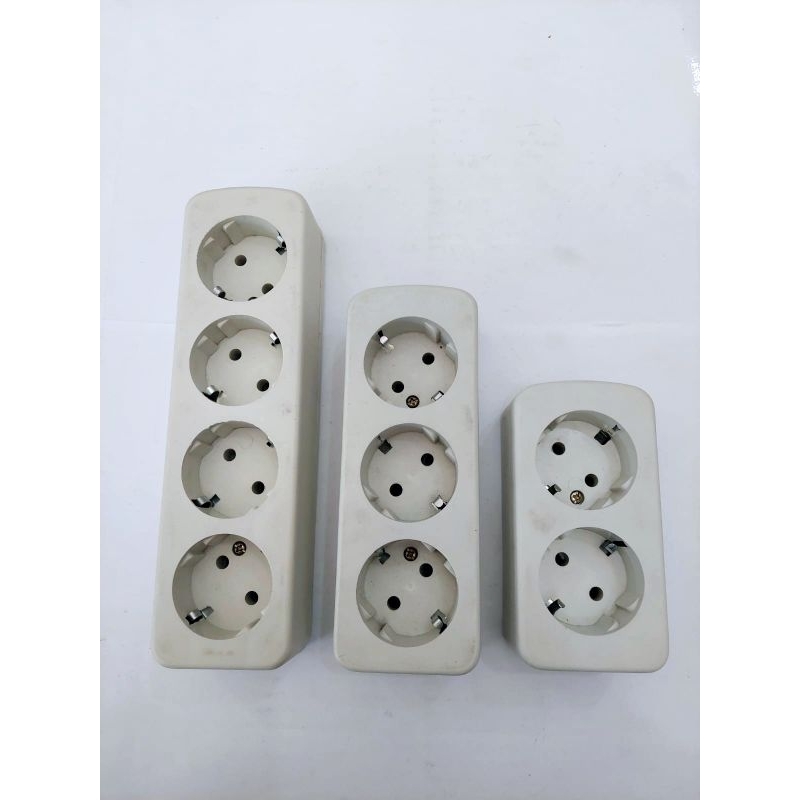 Jual S-O-K/Sidney Stop Kontak Arde 2 Lubang-3 Lubang-4 Lubang|Colokan Listrik|Stopkontak Tanpa ...