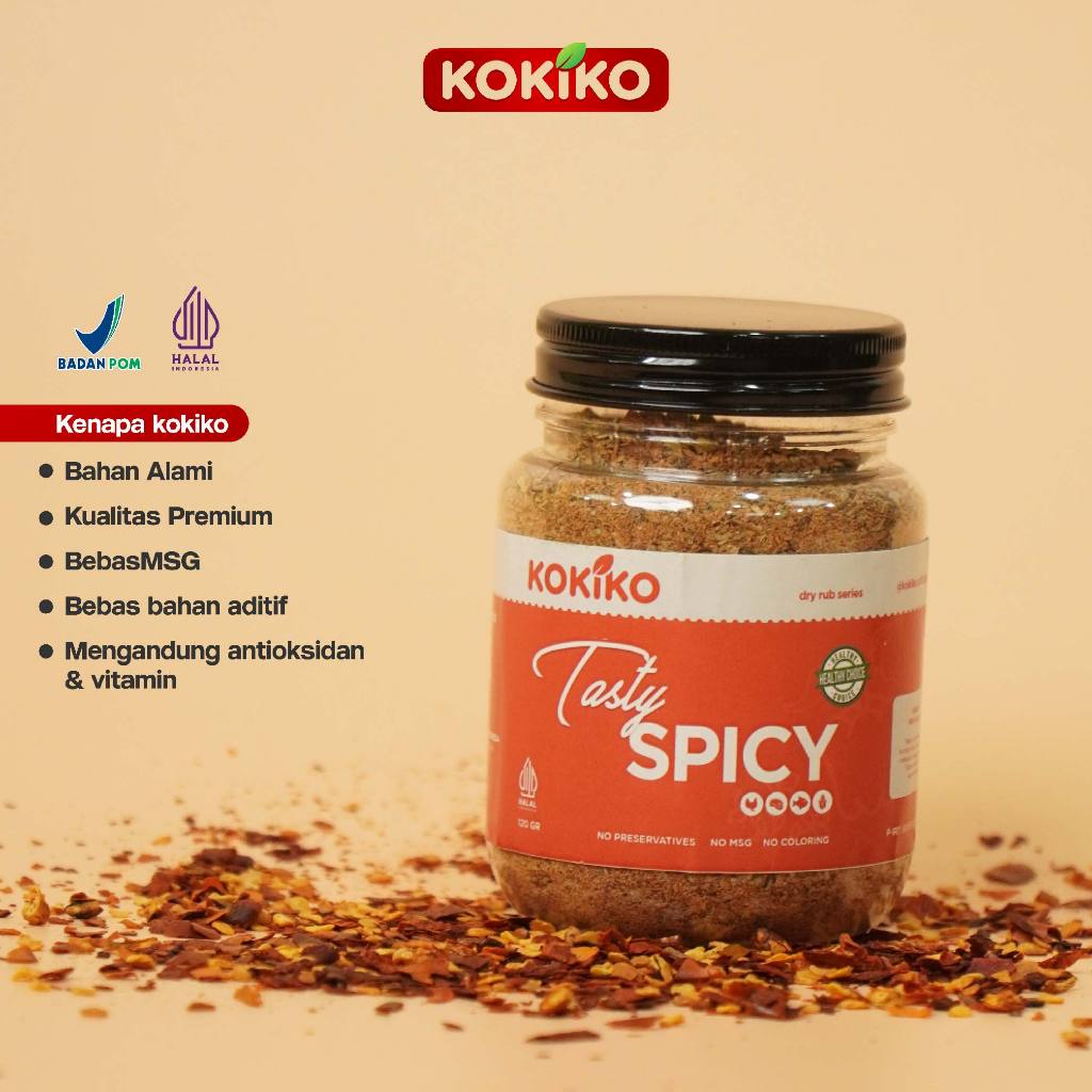 Jual KOKIKO Tasty Spicy Dry Rub Pedasnya Mantap, Cita Rasa Luar Biasa ...
