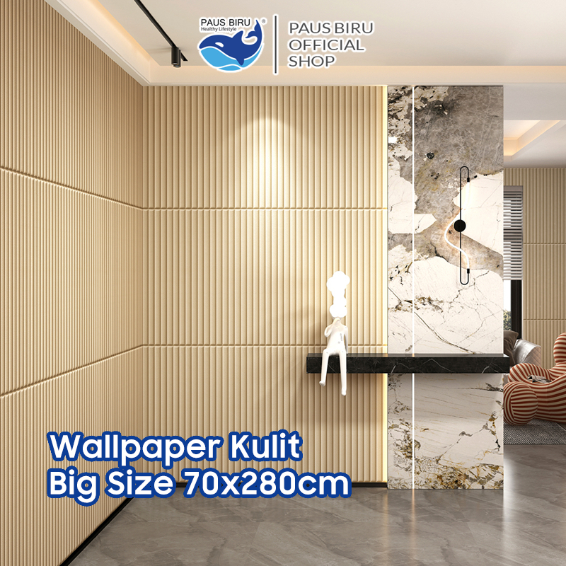 Jual Paus Biru - Wallpaper Dinding Kulit Sticker Foam Ukuran BIG SIZE ...