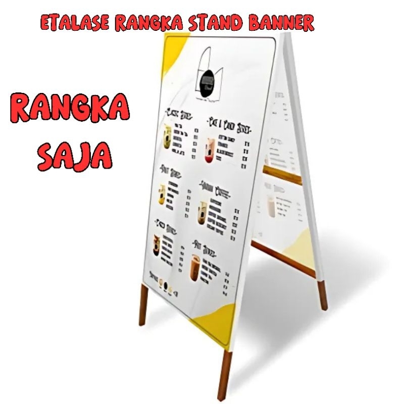 Jual Stand Banner - Standing Banner Lipat Menggunakan Engsel 2 sisi ...