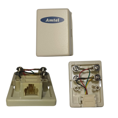 Jual TERMINAL TELEPON 1 LUBANG / BOX ROSET TELPON 1 CABANG RJ11 / KOTAK ...