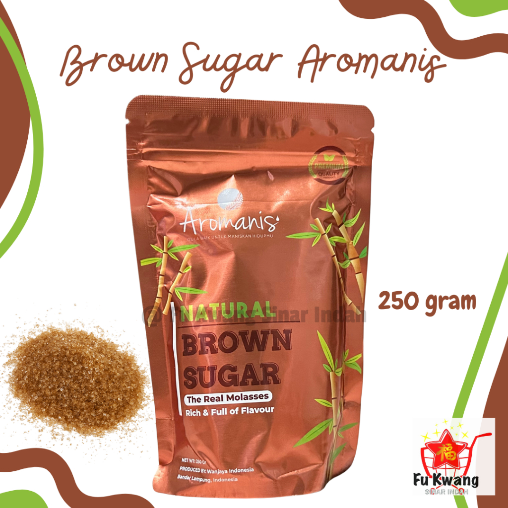 Jual Aromanis Brown Sugar / Gula Merah / Natural Brown Sugar / Tebu ...