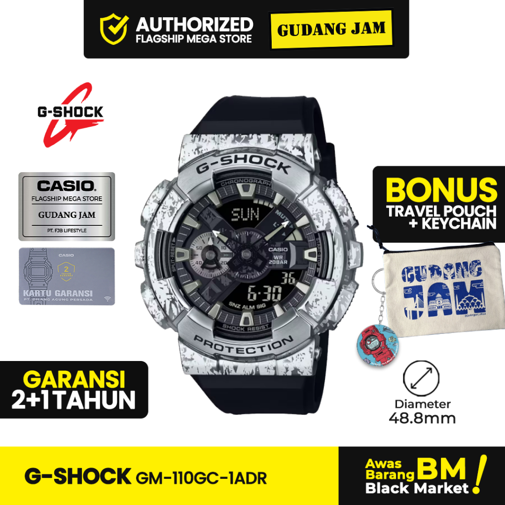 Jual G-Shock Gshock GM-110GC-1ADR GM-110GC GM-110 GM110GC GM 110GC ...