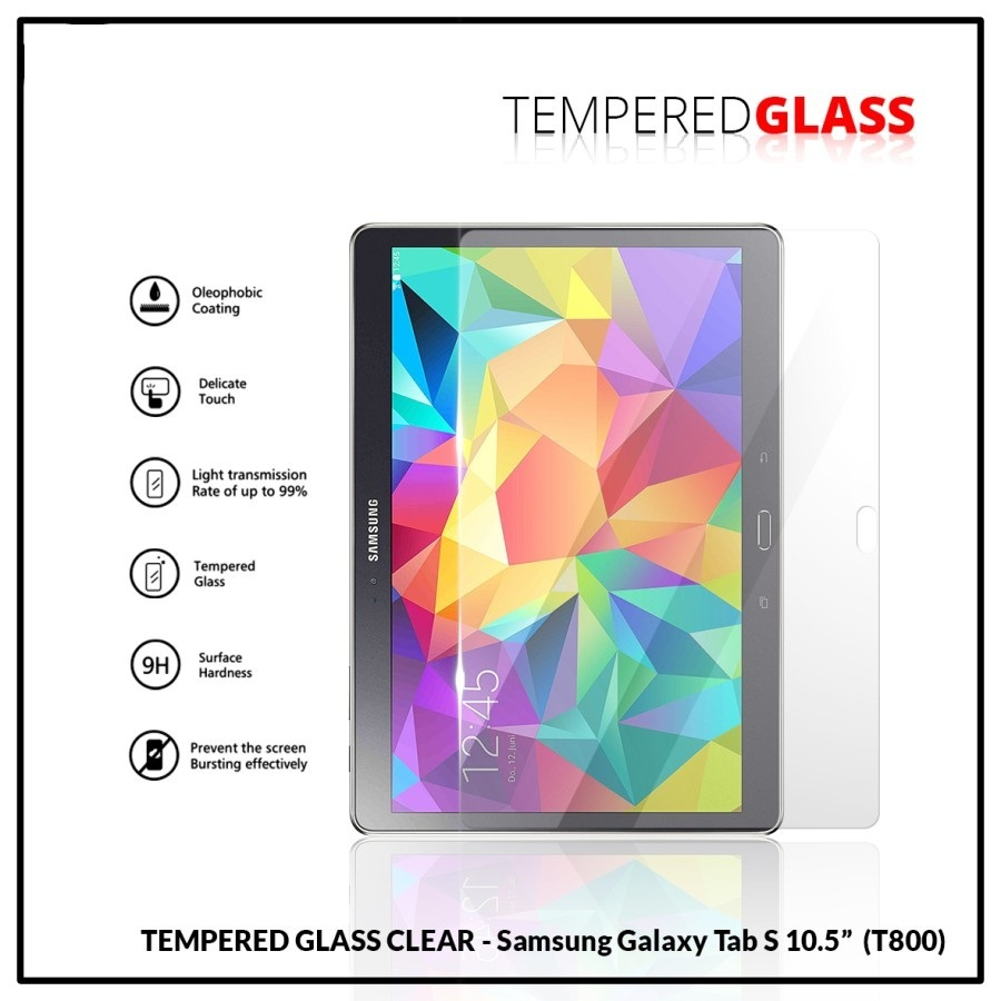 Jual TEMPERED GLASS TAB SAMSUNG GALAXY TAB S 10.5 INCH SM - T800 T805 ...