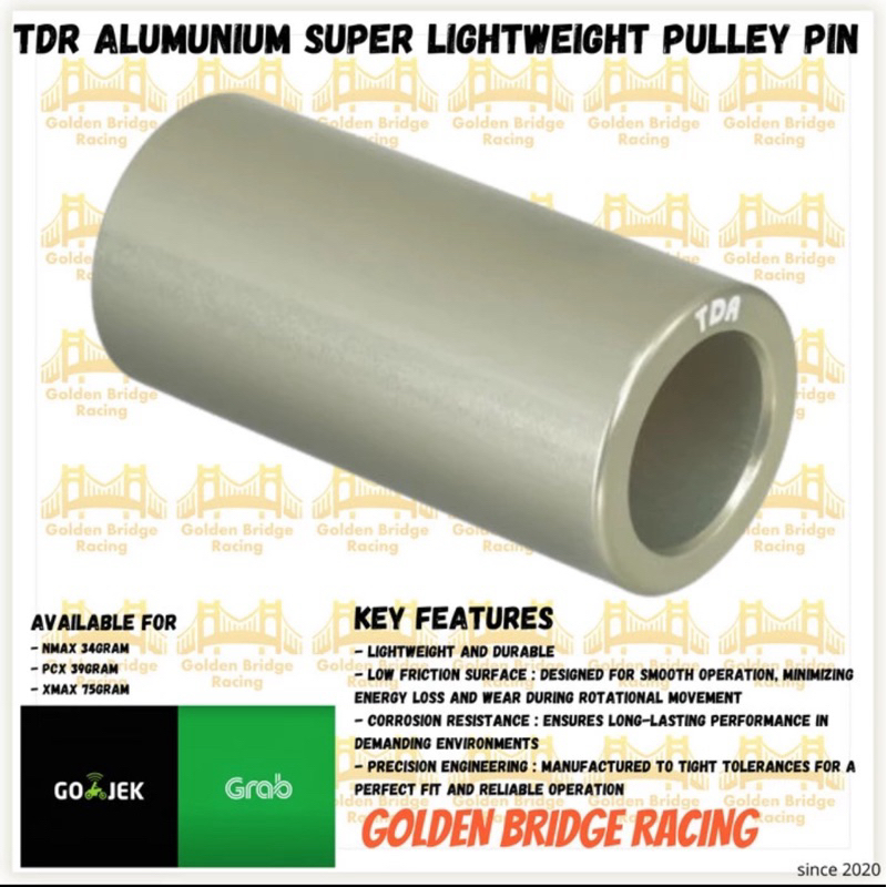 Jual TDR SUPER LIGHT HYPER BOSHING BUSHING PIN PULLEY PIN AEROX NMAX ...