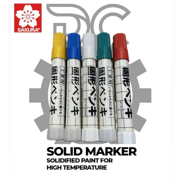 Jual Solid Marker Sakura / Solid Steel Marker Macam Warna / Penanda ...