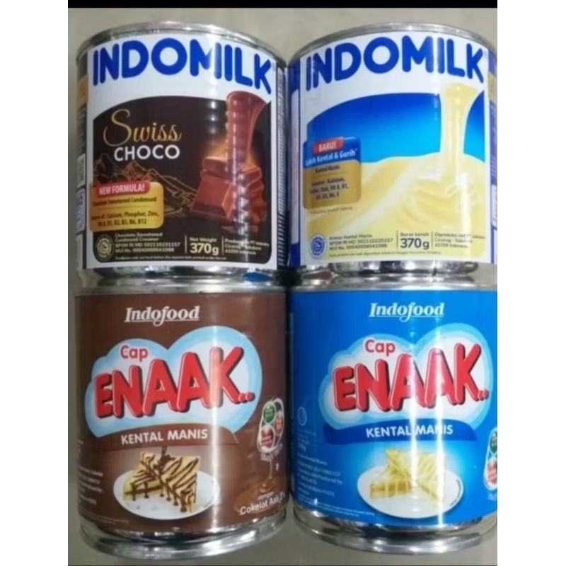 Jual SKM Indomilk dan cap enak/ kental manis kaleng (rijek kemasan ...