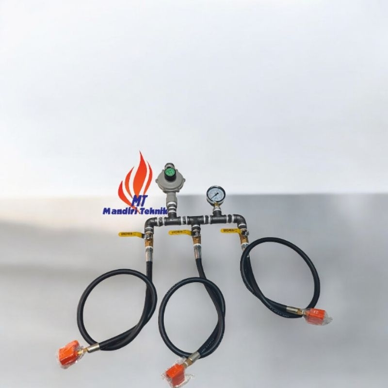 Jual paket hemat Hider instalasi gas Regulator low presure 7kg 3Titik ...