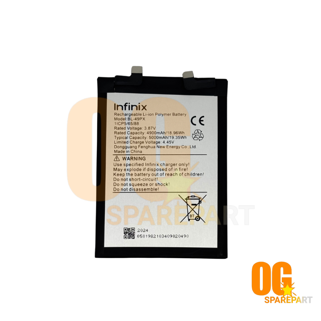 Jual Baterai Battery Batre Infinix GT 10 Pro X6739 Zero 30 4G / 5G Note ...