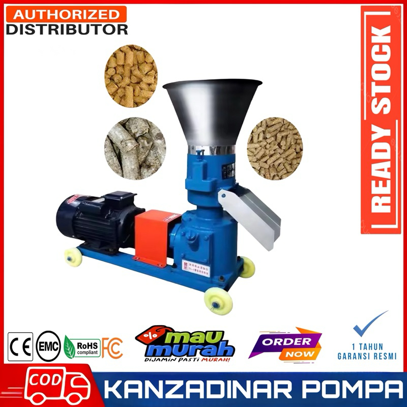 Jual 100Kg/H-170Kg/H Pellet Machine Pelletizer Animal Feed Food Pelet ...