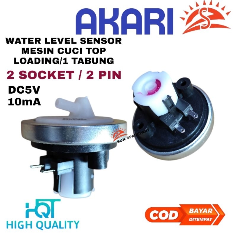 Jual Water level sensor mesin cuci AKARI Top loading / 1 Tabung 2 pin ...