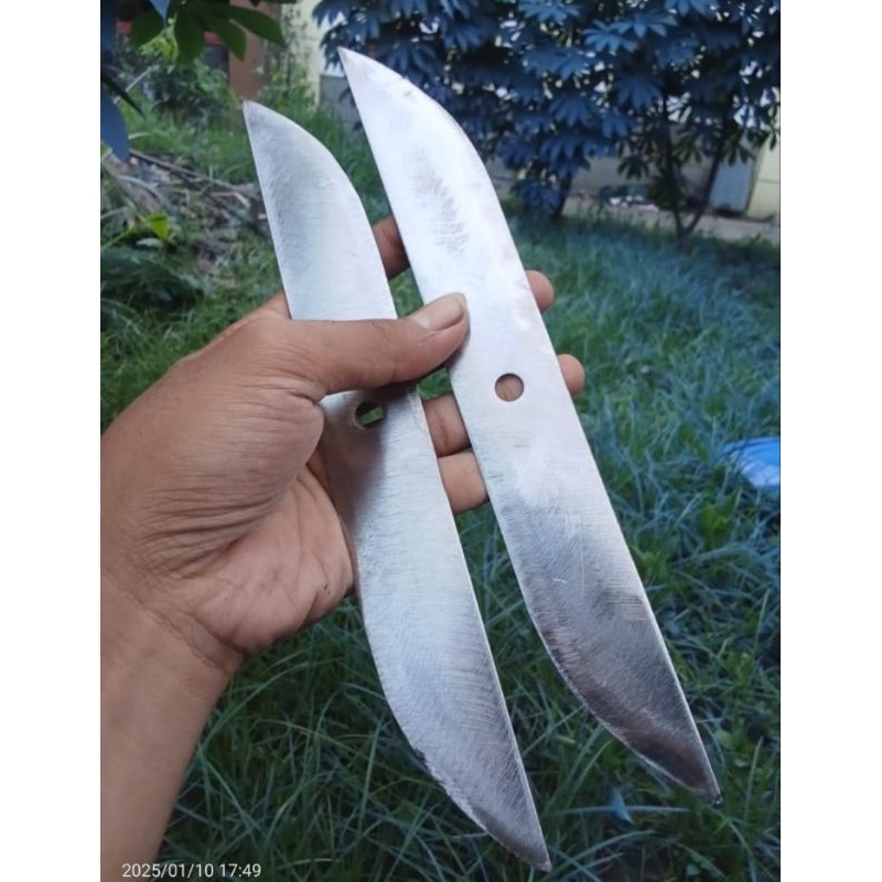 Jual pisau cacah rumput bahan baja 25cm(Cooper) | Shopee Indonesia