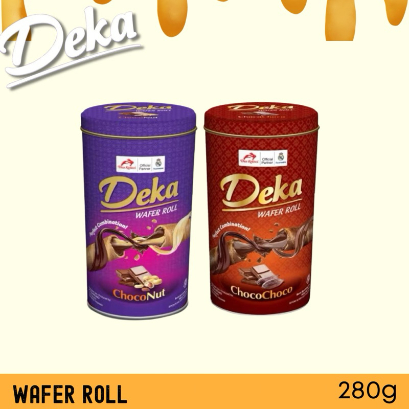 Jual Deka Wafer Roll Combo Chocolate Cocoa Choco 280gr | Shopee Indonesia