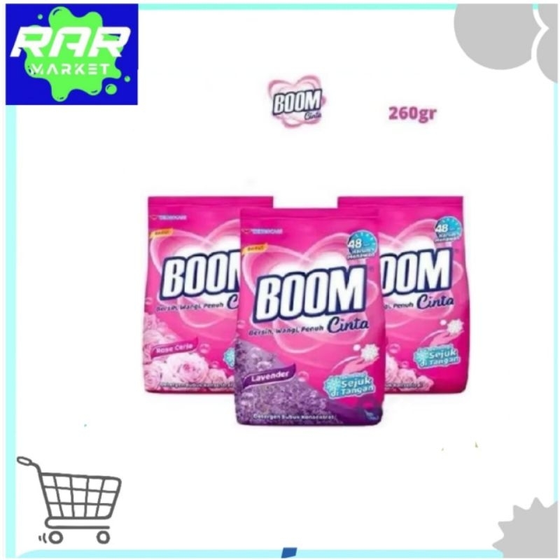 Jual (3pcs)PAKET HEMAT BOOM DETERGENT BUBUK/BOOM CINTA 225g | Shopee ...