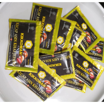 Jual Kikkoman Soyu Sachet 5ml Kecap Asin Khas Jepang / Kikkoman Shoyu ...