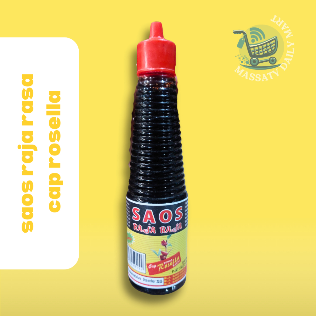 Jual SAOS RAJA RASA CAP BUNGA ROSELLA 150ml | Shopee Indonesia