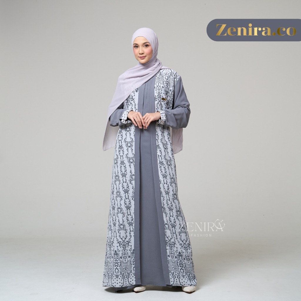 Jual Zenira.Co - Dress Gamis Lebaran Wanita Terbaru || Gamis Putih ...