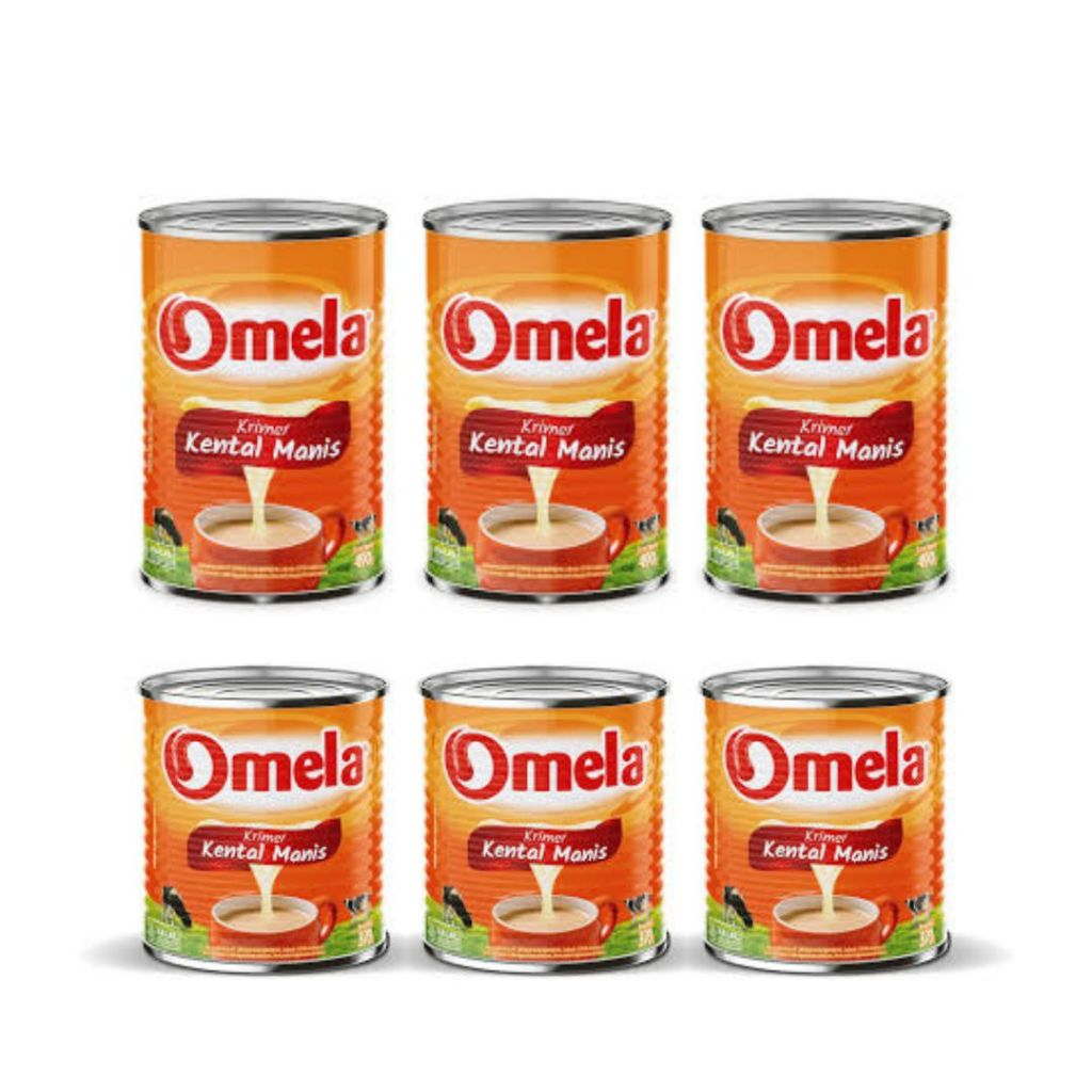 Jual Susu Omela Krimer Kental Manis 3 Pcs / 370 ml dan 490 ml | Shopee ...