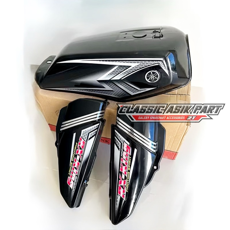 Jual TENGKI TANGK RX KING 2004 HITAM SET TUTUP BOX ACCU AKI FULLSET ...