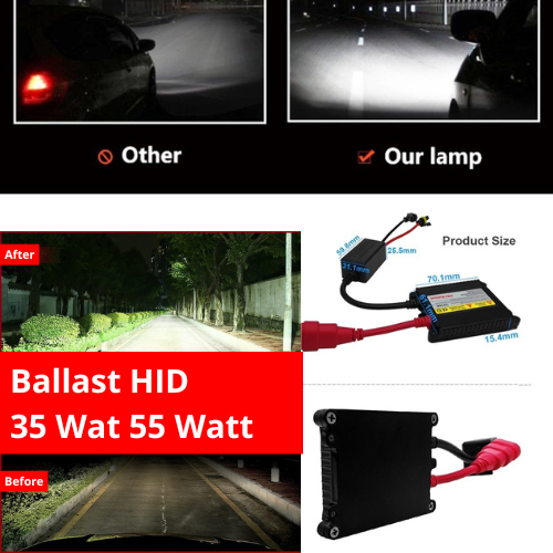 Jual Ballast HID 35 Wat 55 Watt Standar Balast HID Mobil Motor Balas ...