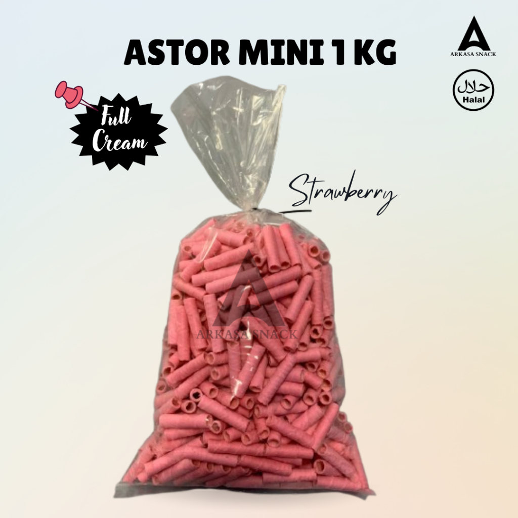 Jual ASTOR ROLL WAFER ROLL MINI ANEKA RASA 1 KG TERMURAH!!! | Shopee ...