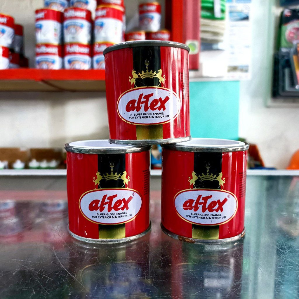 Jual Cat besi altex kaleng merah 100 gram gloss cat kayu cat minyak cat ...