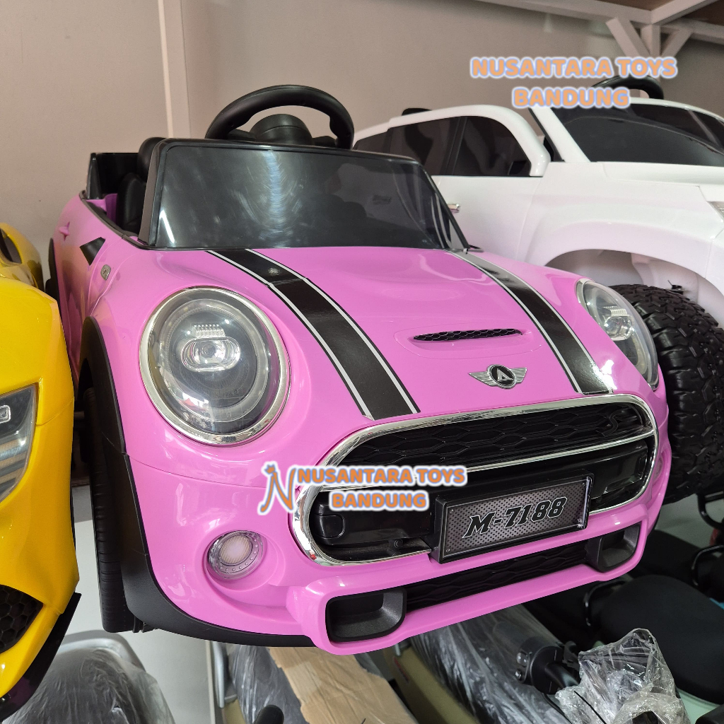 Jual Mobil Aki Anak Mini Cooper Original Mortein PMB M7188 Dual Dinamo ...