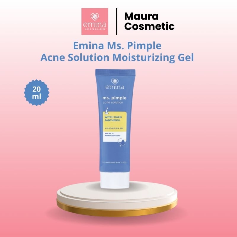 Jual Emina Ms. Pimple Acne Solution Moisturizing Gel 20 ml || Maura ...