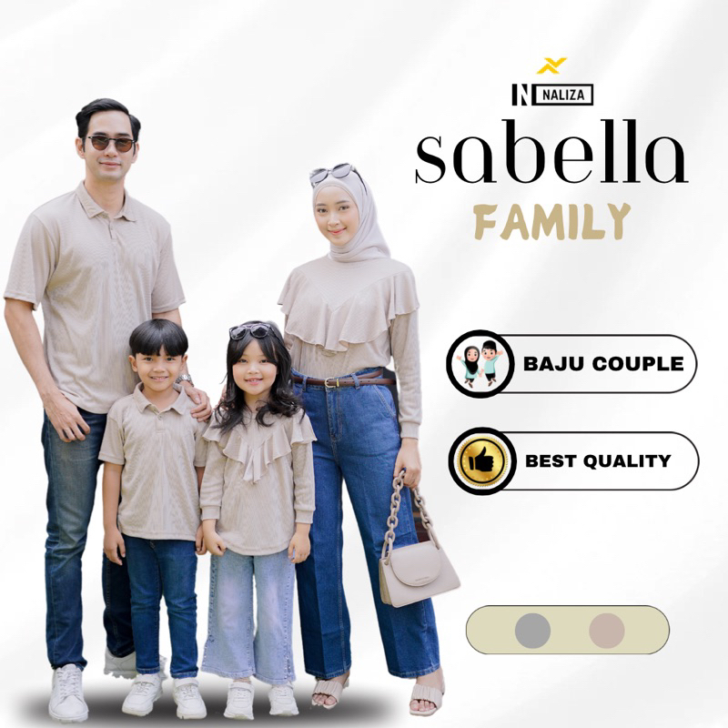 Jual Naliza - Sabella Family Couple / Set Keluarga Couple / Baju Couple ...