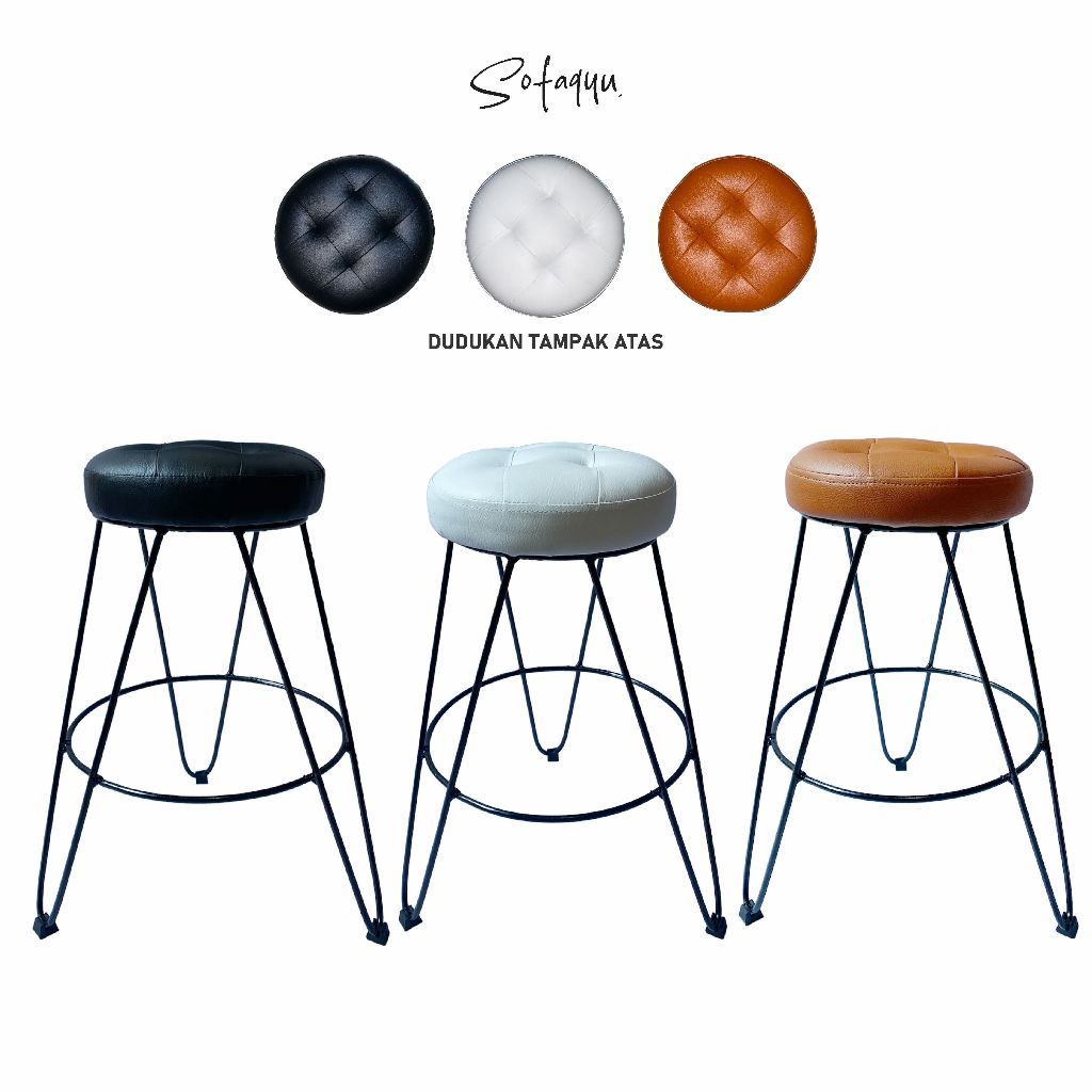 Jual kafe busa garis 50 cm /kursi bar/kursi coffee shop/kursi cafe ...