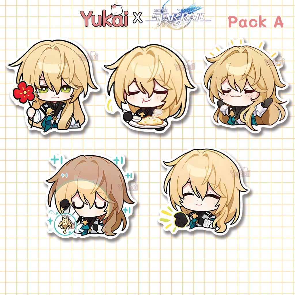 Jual Stiker Pack Luocha Honkai Star Rail (HSR) Premium, Sticker Anime ...