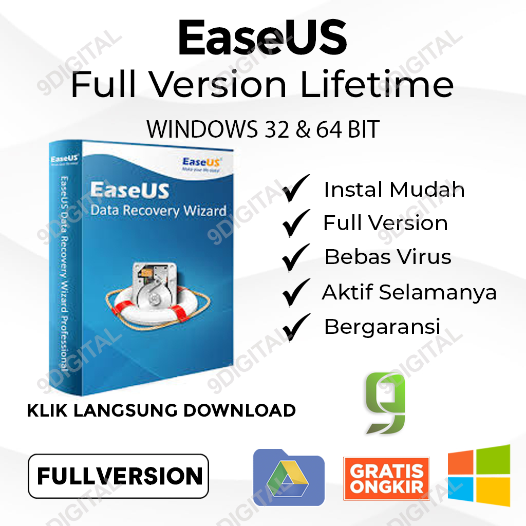 Jual EaseUS Data Recovery Pro Full Version Lifetime | Shopee Indonesia