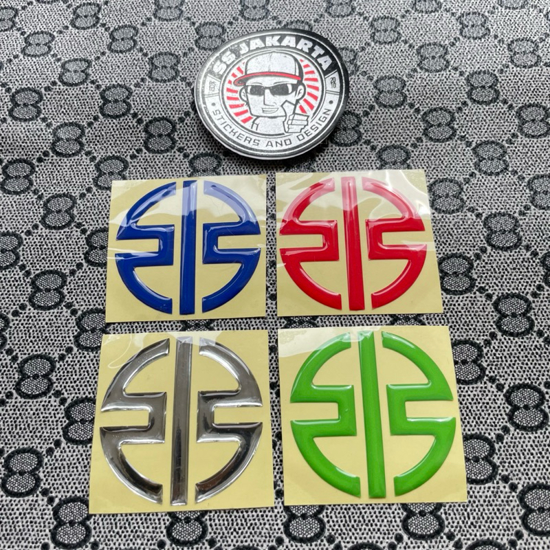 Jual Sticker Stiker Emblem Kawasaki H2R Logo Kawasaki H2R Timbul ...