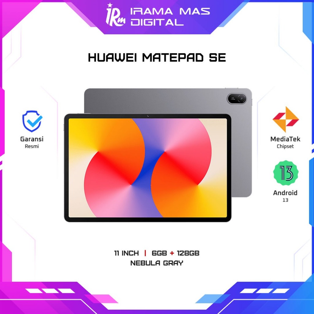 Jual HUAWEI MATEPAD SE 11INCH - 6GB/128GB (NEBULA GRAY) | Shopee Indonesia