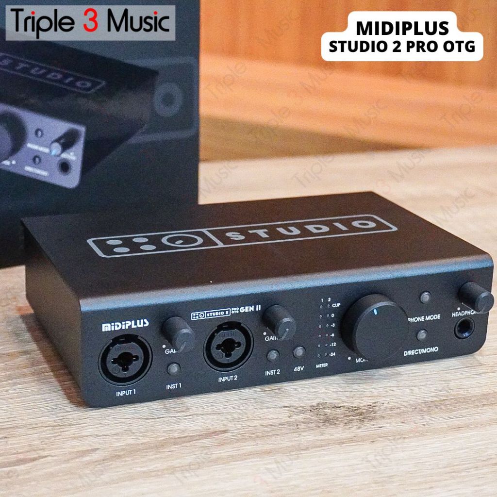 Jual MIDIPLUS Studio 2 Pro Soundcard Recording Triple3music | Shopee Indonesia