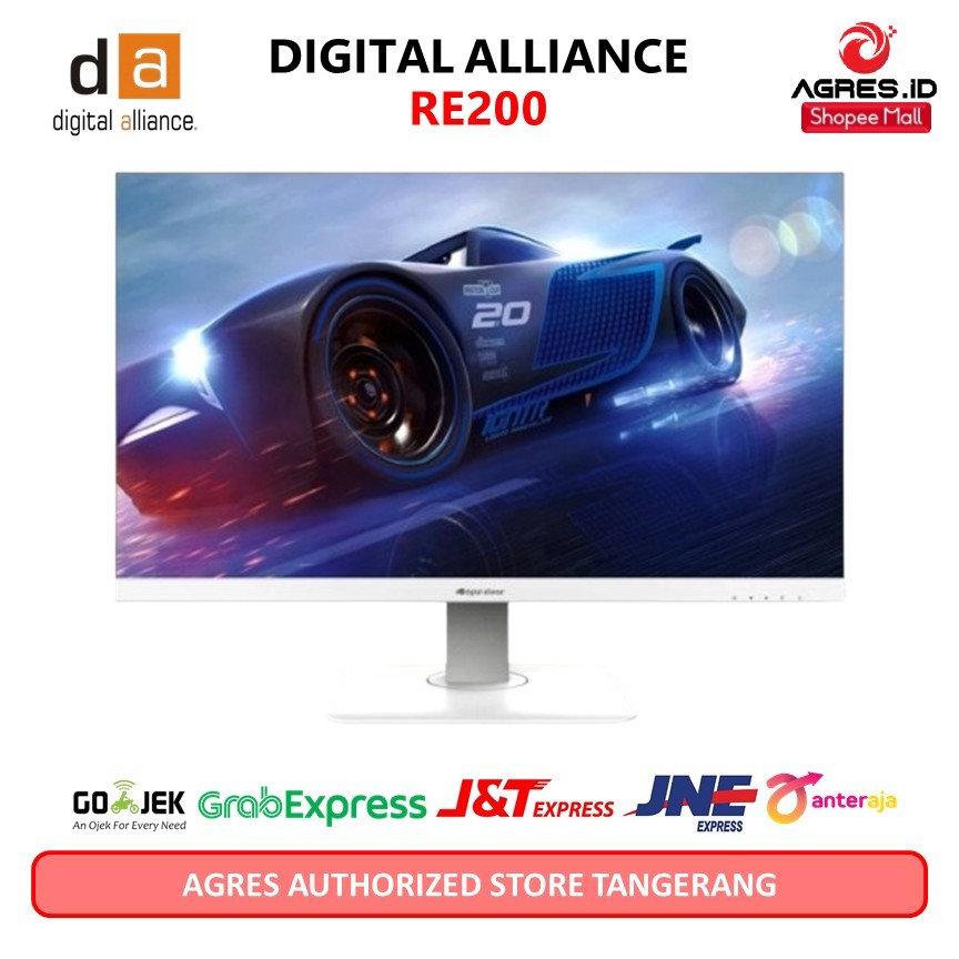 Jual DIGITAL ALLIANCE RE200 LED MONITOR IPS PANEL 24.5 INCH 200HZ BLACK - WHITE | Shopee Indonesia