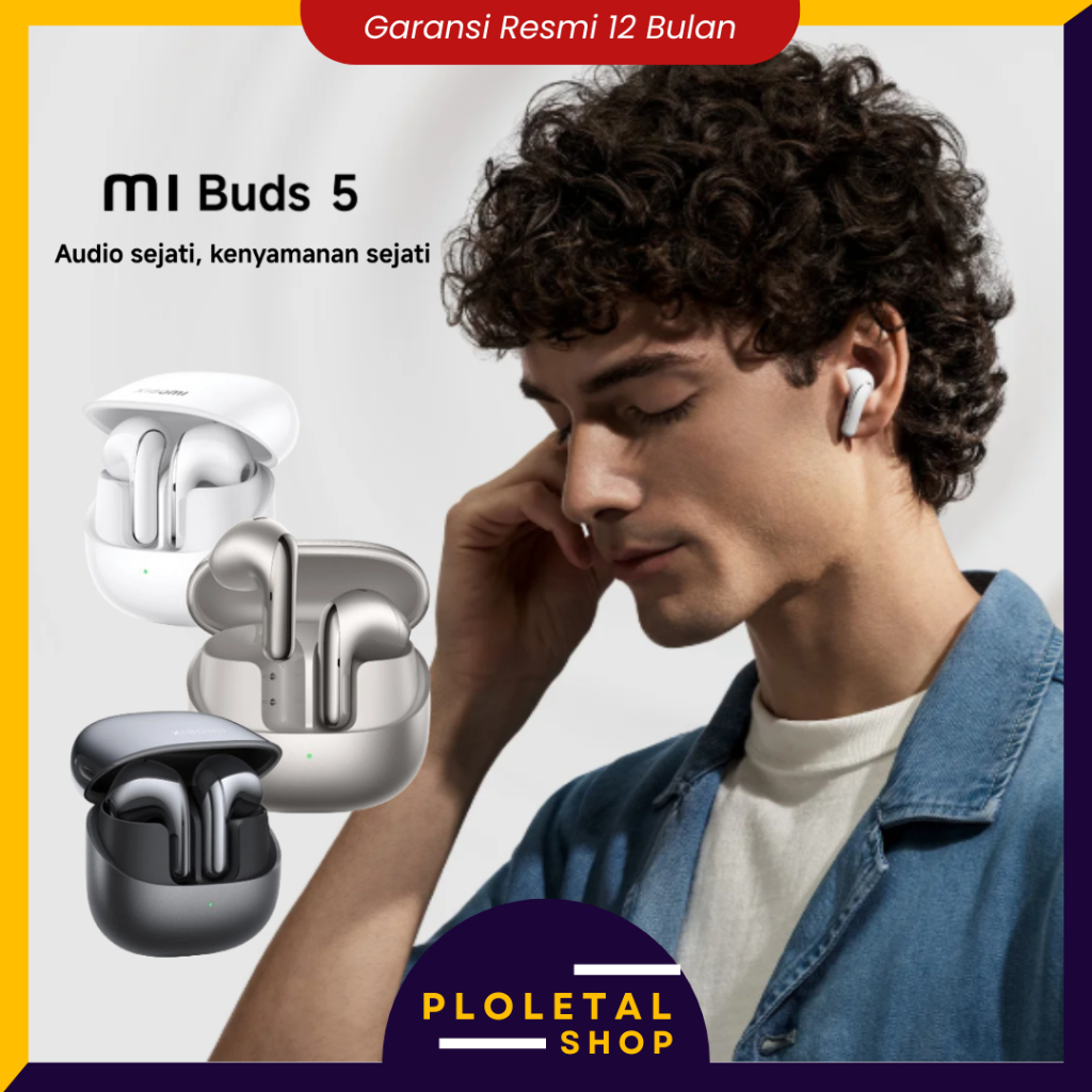 Jual Mi Buds 5 Earphone TWS Qualcomm aptX Lossless Hi-Res Audio Harman ...