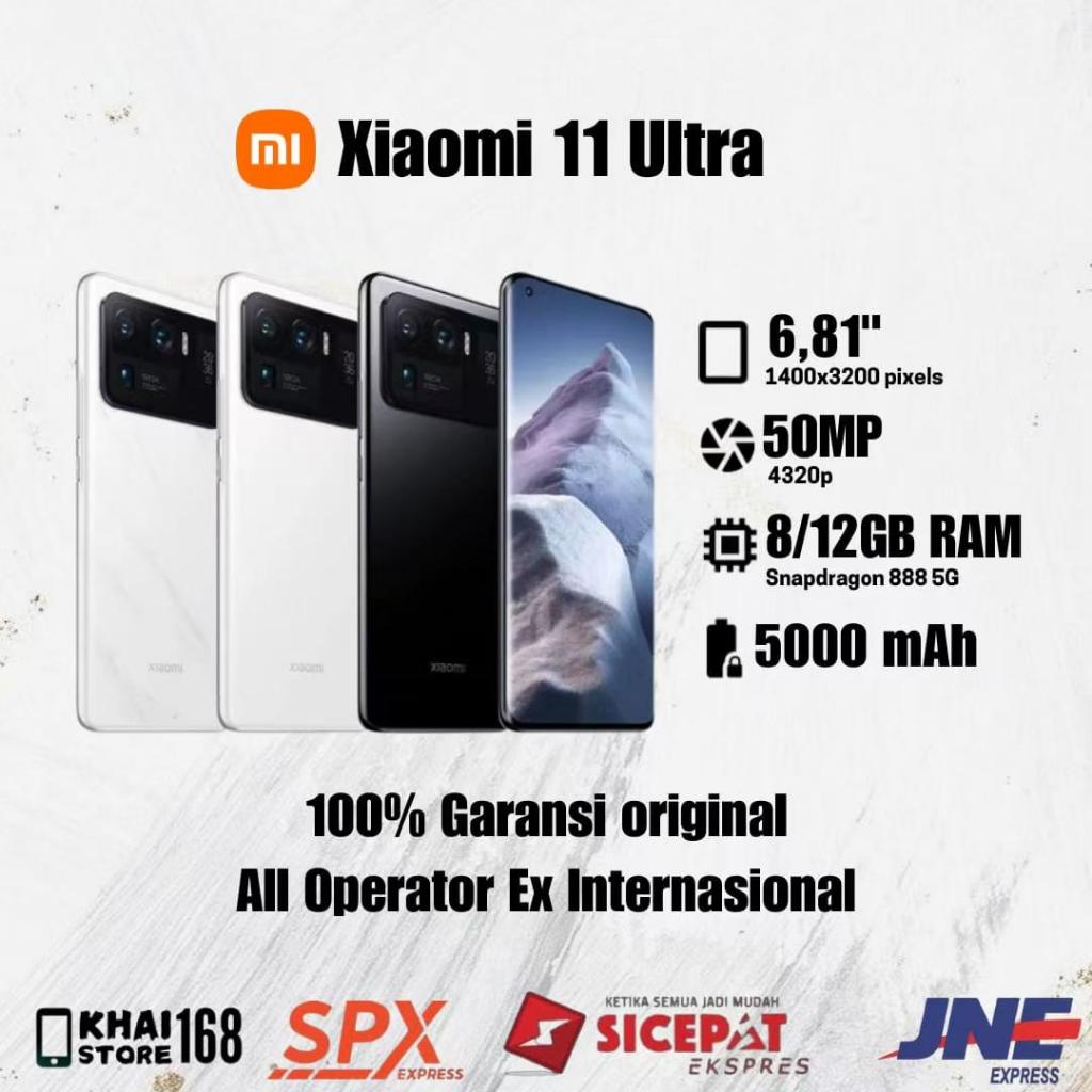 Jual [Sinyal Permanen]Xiaomi 11 Ultra 5G Second Original 512GB 256GB ...