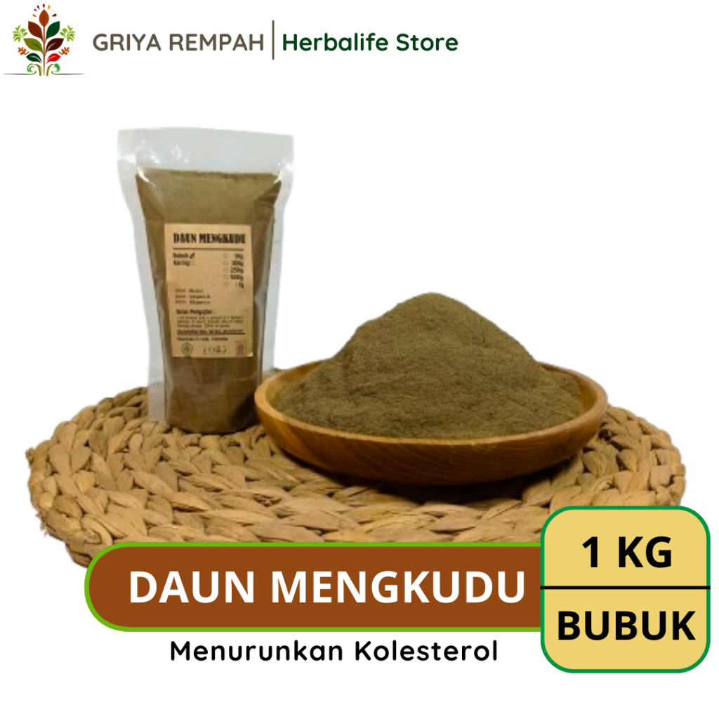 Jual DAUN MENGKUDU BUBUK 1 KG Pace Bentis Ramuan Rempah Herbal Kering ...