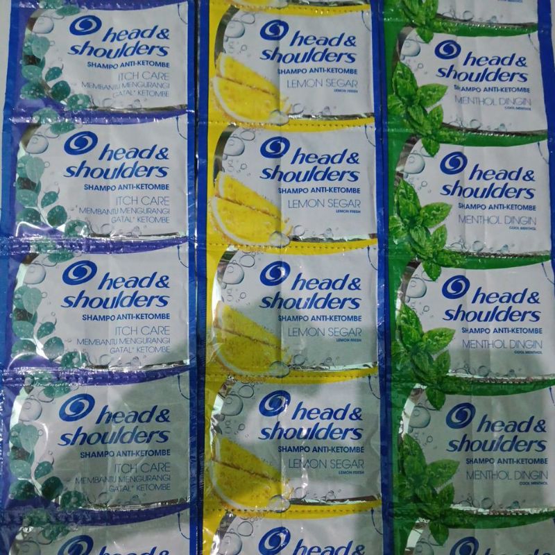 Jual HEAD & SHOULDERS renteng isi 24 sachet | Shopee Indonesia