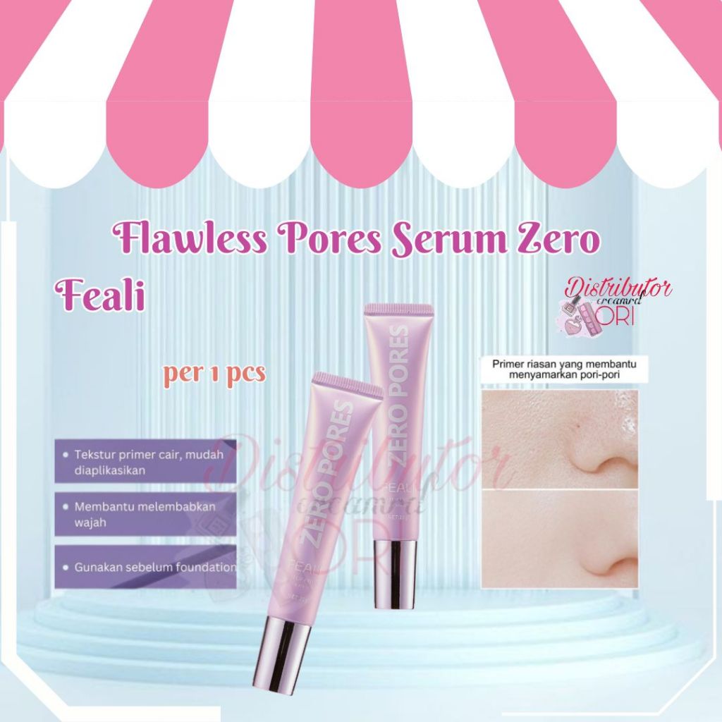 Jual FEALI Make Up Primer Flawless Pores Serum - Zero Pores 20gr | Base ...