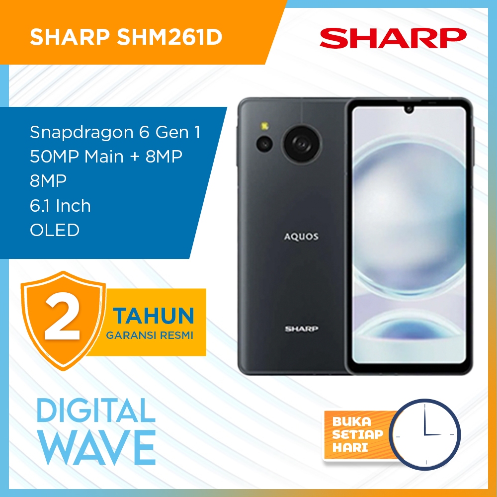 Jual SHARP SHM261D || AQUOS Sense8 SMART PHONE 8GB/256GB | Shopee Indonesia