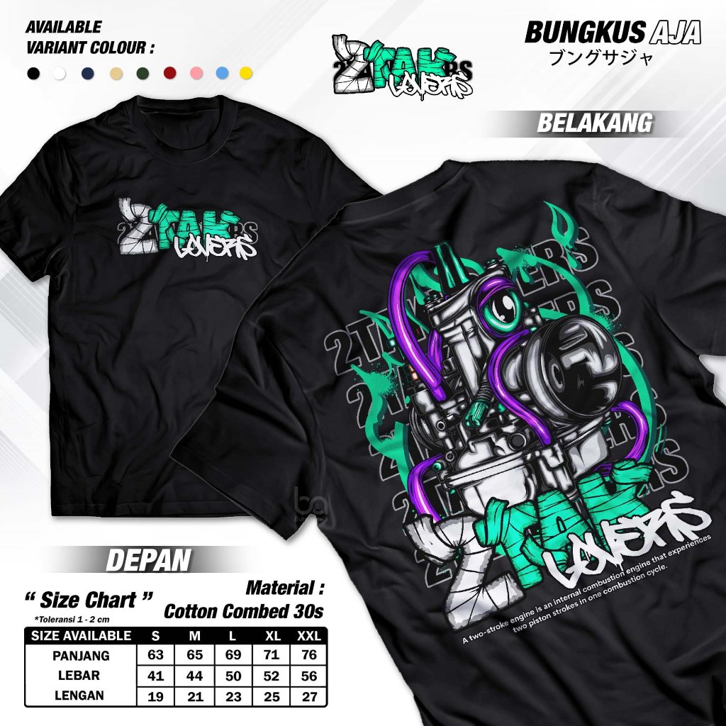 Jual Kaos Racing 2 Stroke Lovers - Baju Distro 2 Tak Engine Two Stroke ...