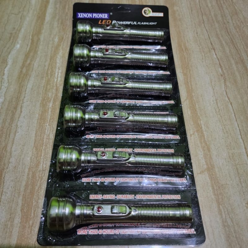 Jual Senter Baterai Camping / Kamping / Pramuka Body Almunium / baterai ...