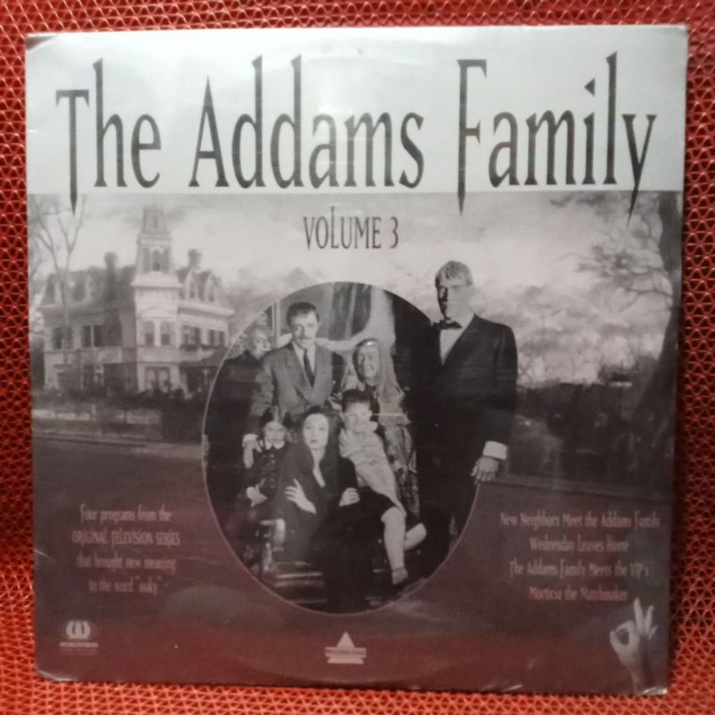 Jual Laser Disc THE ADDAMS FAMILY 100% ORIGINAL BARU DAN MASIH SEGEL ...