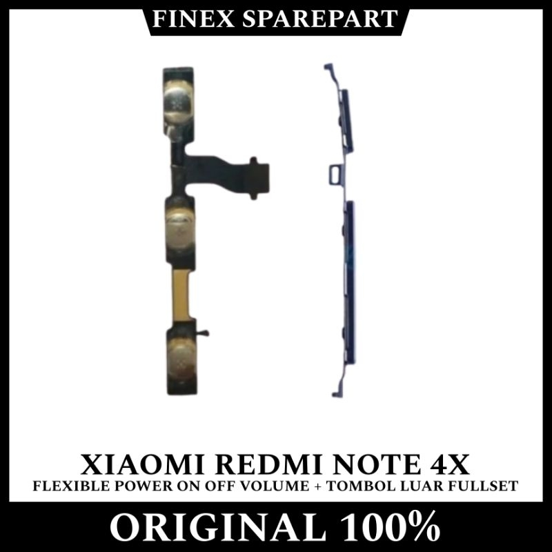 Jual TOMBOL LUAR POWER ON OFF VOLUME + FLEXIBLE FLEKSIBEL POWER ON OFF VOLUME XIAOMI REDMI NOTE ...