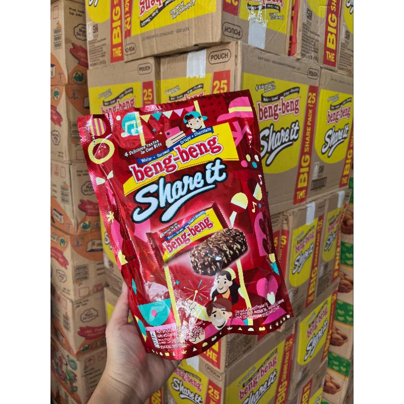 Jual BENG BENG SHARE IT MINI isi 25 Pcs kemasan new Beng Beng Share it ...