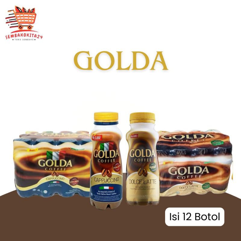 Jual Golda 200Ml All Varian 1 Slop Isi 12 Botol | Shopee Indonesia