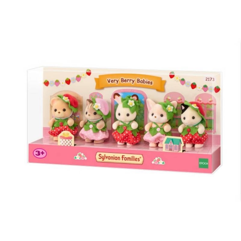 Jual [baca deskripsi] NEW Sylvanian Strawberry Very Berry Kitten Cuties ...