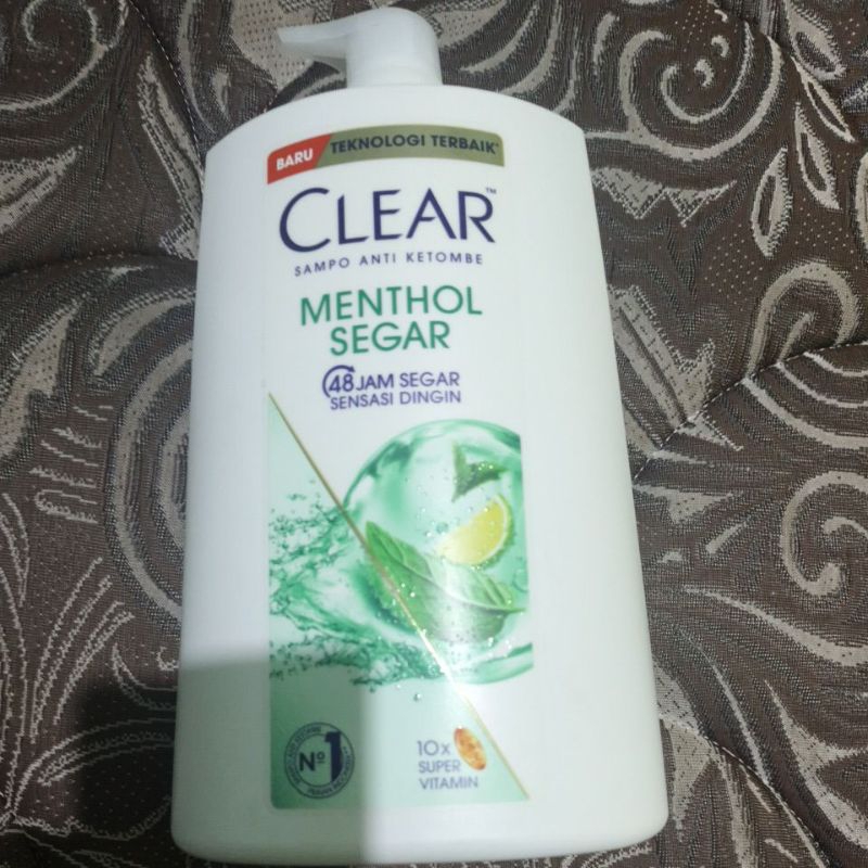 Jual CLEAR SHAMPOO Anti Ketombe Menthol Segar 1200ml( 1,2L ) | Shopee ...